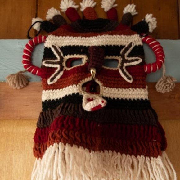 Costumes | Ecuadorean Two Faced Inka Sun God Traditional Handmade Brown ...